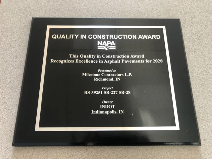 NAPA Awards - Milestone