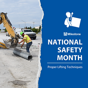 National Safety Month - Milestone