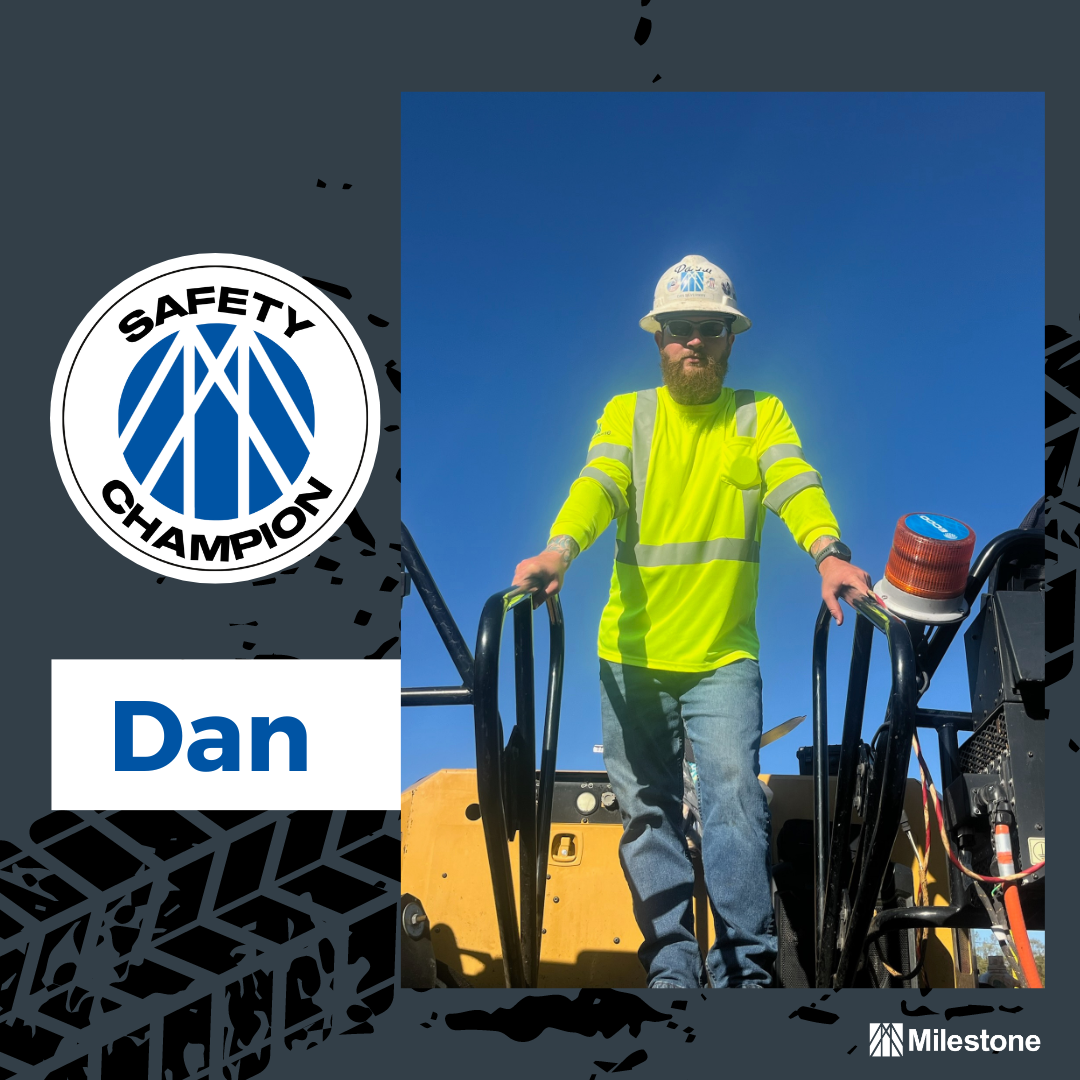 Safety Excellence: Saluting Our Safety Champion Dan Silverman - Milestone